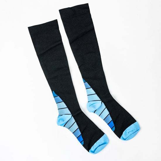 Compression Socks Australia | TheraSocks Knee High | Retro Blue – TheraWear