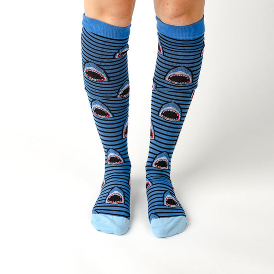 Shark Bite Knee-High Compression Socks | TheraWear