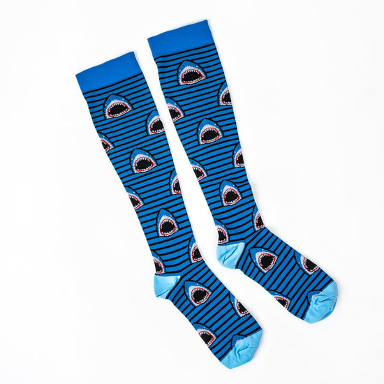 Shark Bite Knee-High Compression Socks | TheraWear